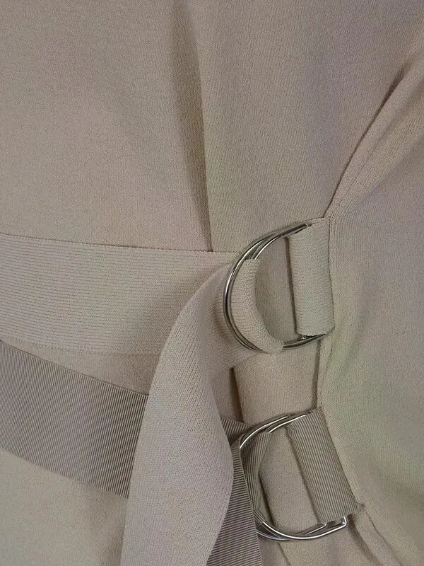 PIERANTONIOGASPARI Draped Belted Top - Neutrals