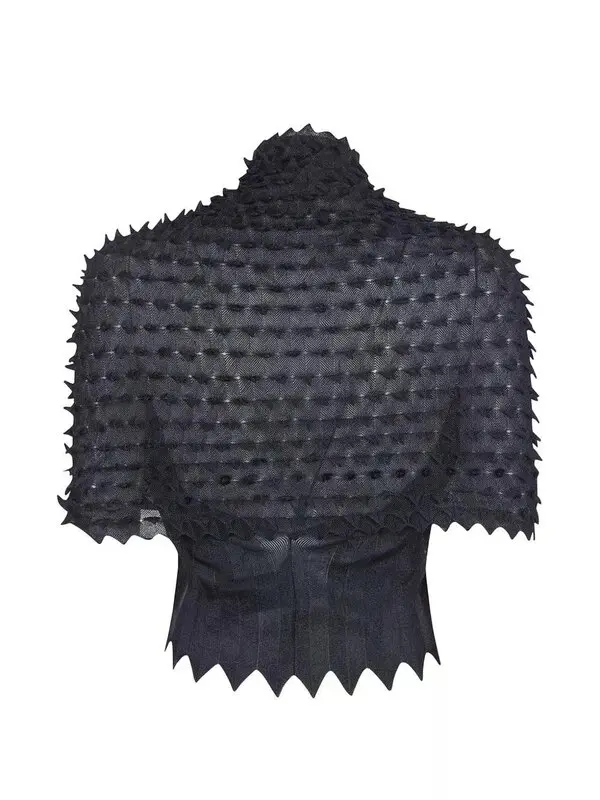 PIERANTONIOGASPARI Textured Short-sleeves Top