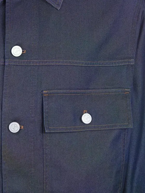 Giorgio Armani Flap-pocket Denim Jacket