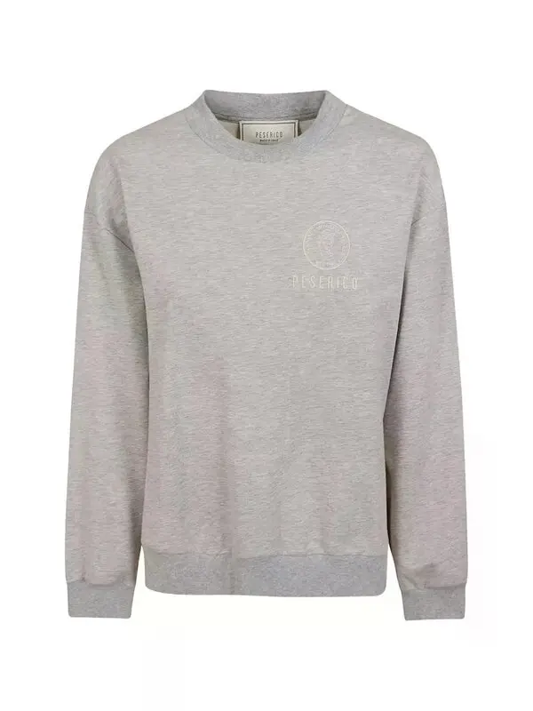 Peserico Logo-embroidered Crew-neck Sweatshirt