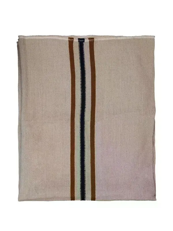 Libeco Foundry Stripe-detail Throw