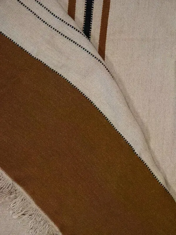 Libeco Foundry Stripe-detail Throw