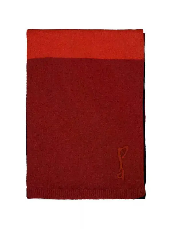 PAULA Striped Blanket - Red