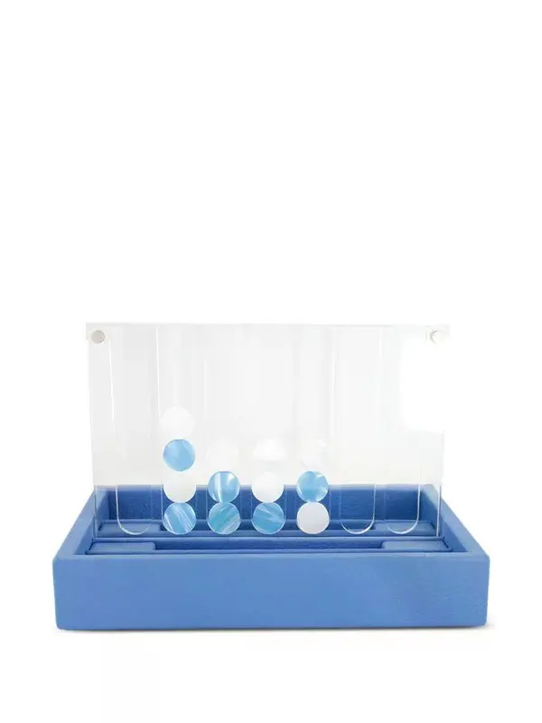HECTOR SAXE Connect 4 Leather Game - Blue