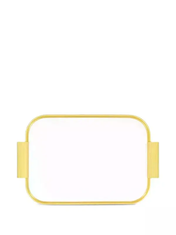 KAYMET Ribbed Edge Tray - Gold