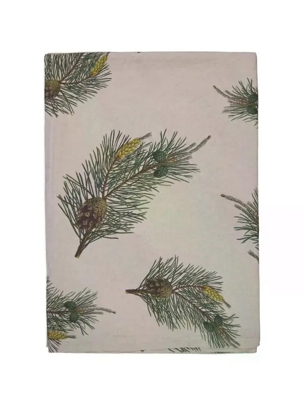 LINORICCI Pine-print Tablecloth