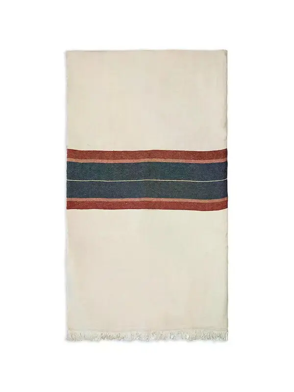 LIBECO Striped Linen Throw