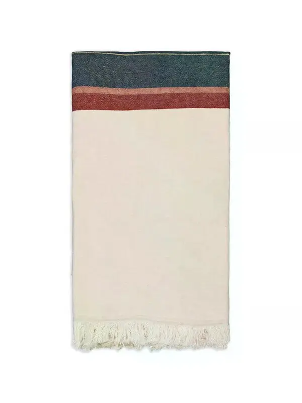 LIBECO Striped Linen Throw