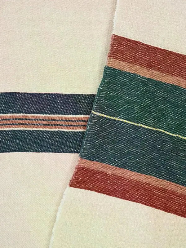 LIBECO Striped Linen Throw