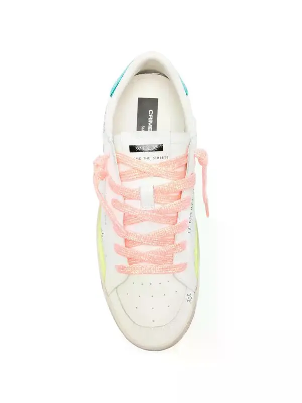CRIME LONDON Sk8 Deluxe Sunset Rebel Sneakers