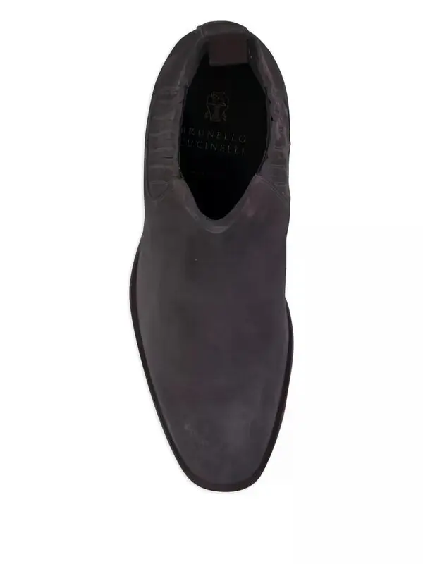 Brunello Cucinelli Suede Chelsea Boots