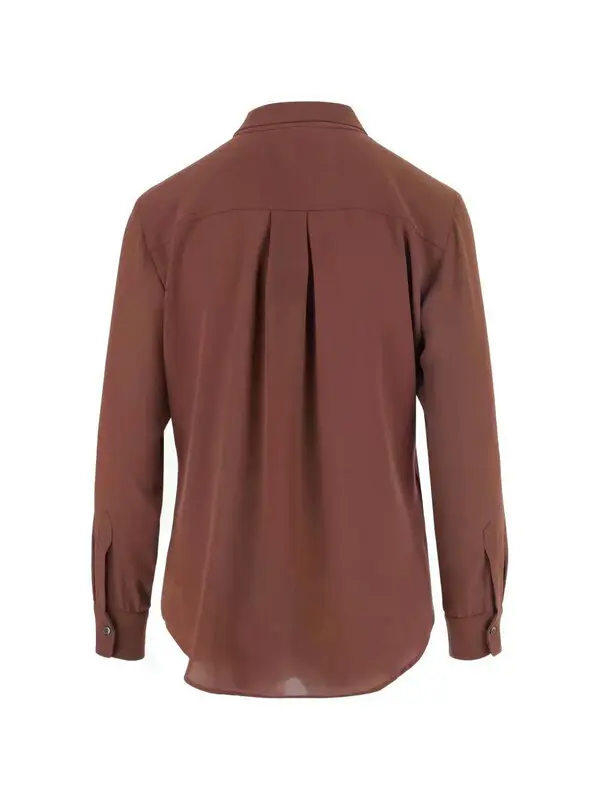 F.IT Flap-pockets Buttoned Shirt - Brown