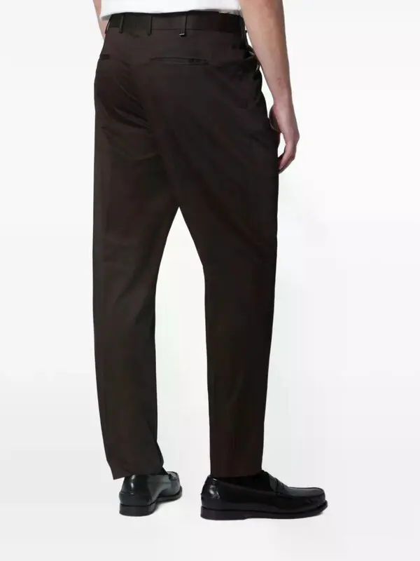 PT TORINO Tailored Slim Fit Trousers - Brown