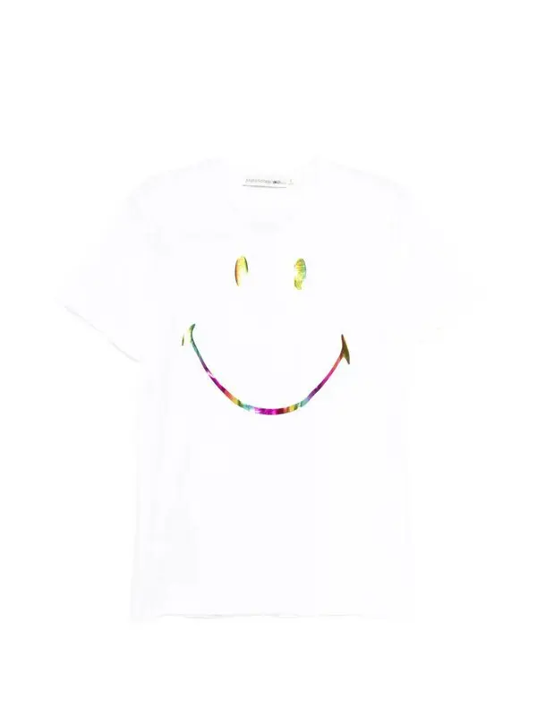 Joshua Sanders Smiley-print T-shirt - White