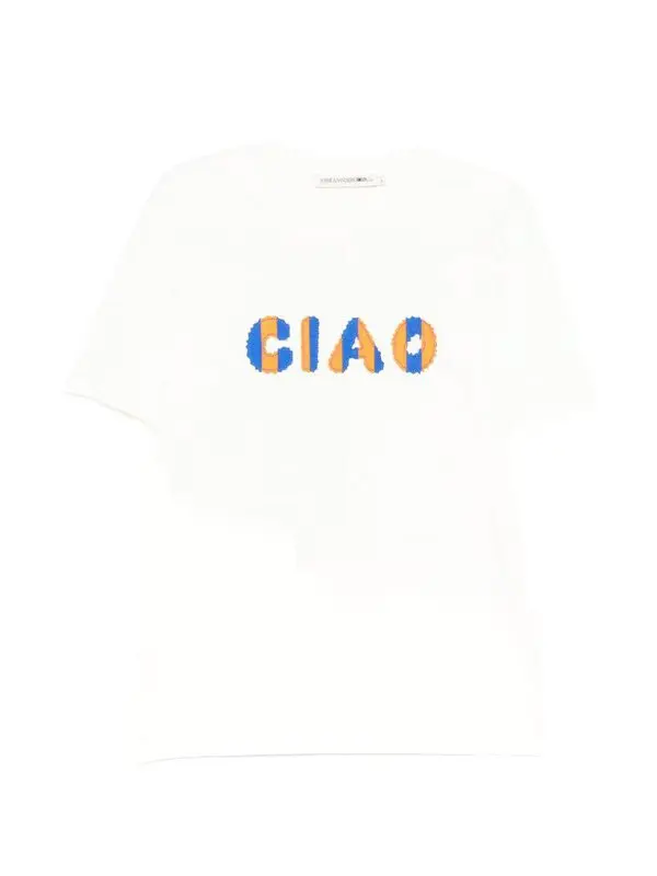 Joshua Sanders Ciao Graphic T-shirt - White