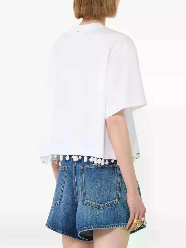 Sportmax Embellishment Cotton T-shirt