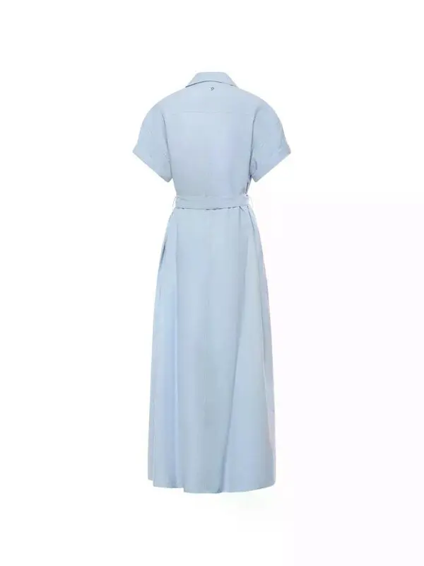 DONDUP Belted Shirt Midi Dress