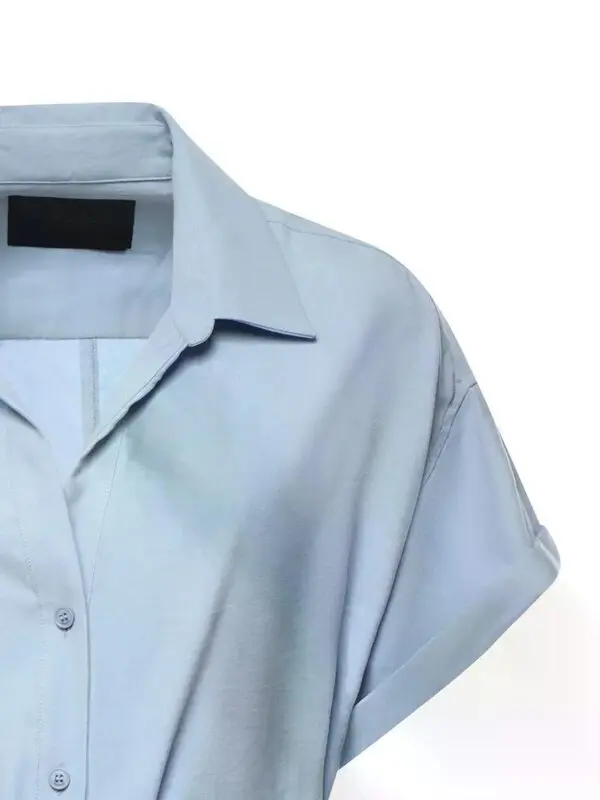 DONDUP Belted Shirt Midi Dress