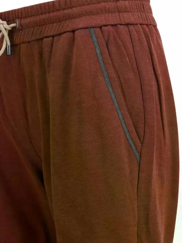 Brunello Cucinelli Drawstring Turn-up Track Pants