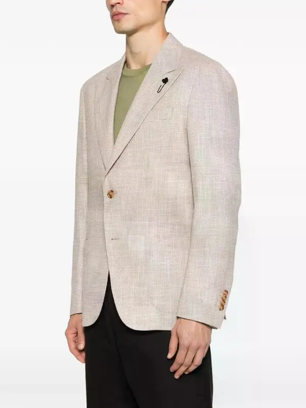 LARDINI Patterned Jacket