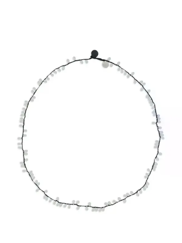 MARIA CALDERARA Beaded-effect Necklace - Black