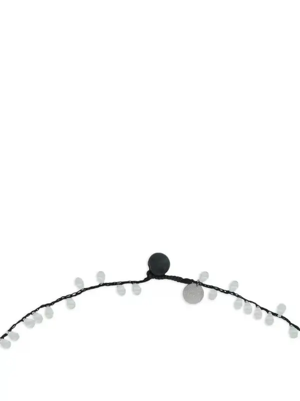 MARIA CALDERARA Beaded-effect Necklace - Black