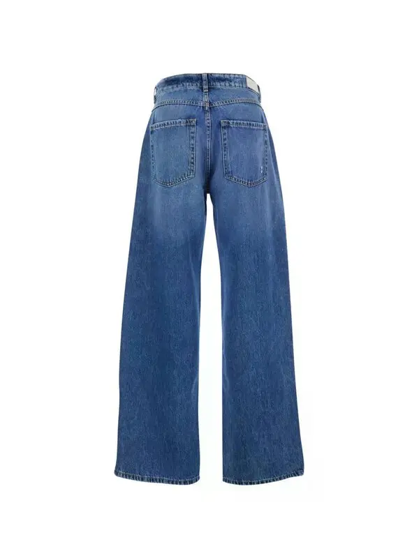 ICON DENIM LOS ANGELES Five-pocket Wide Leg Jeans