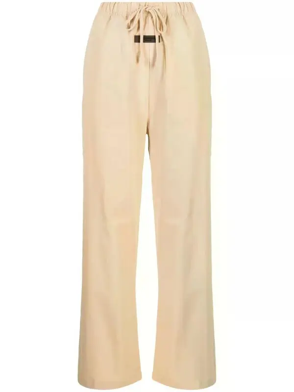 Fear Of God Logo-patch Drawstring-waistband Trousers