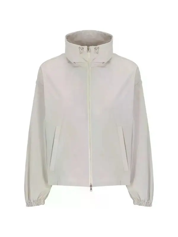 Herno Funnel-neck Jacket - Neutrals