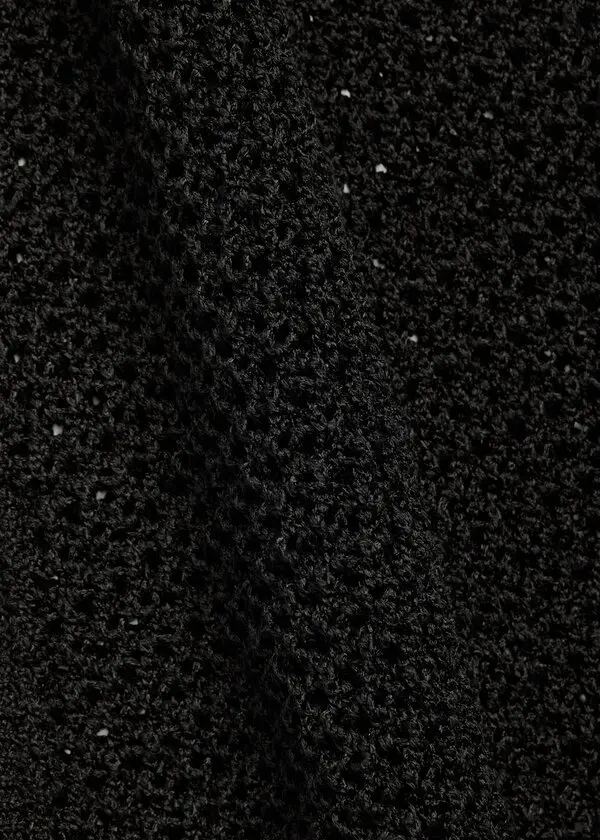 DELOS Lyra Open-knit Maxi Dress