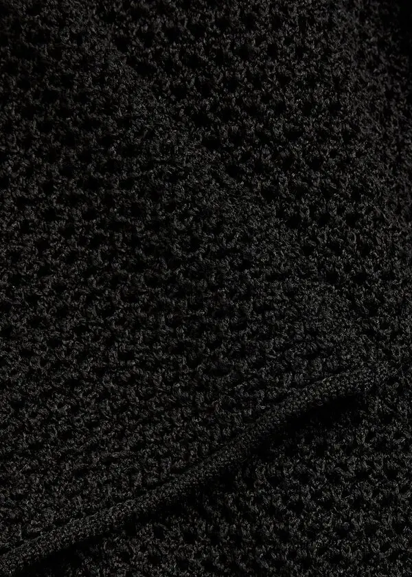 DELOS Open-knit Maxi Dress