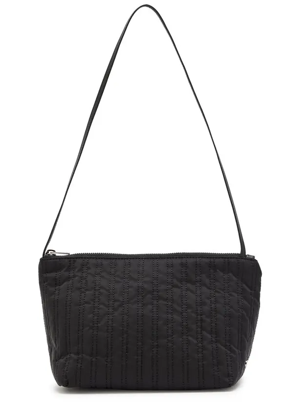 VALESQUE Quilted Nylon Shoulder Bag