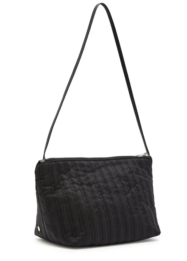 VALESQUE Quilted Nylon Shoulder Bag