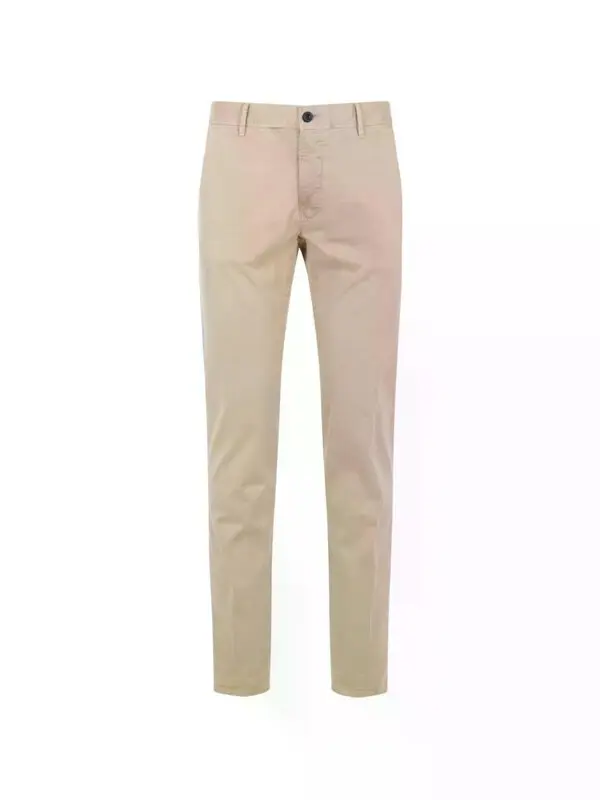 Incotex Slim-fit Cotton Trousers - Neutrals