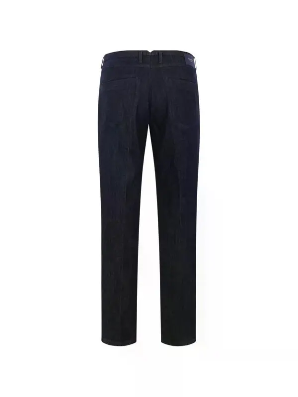 Incotex Slim-fit Pleated Denim Jeans - Blue