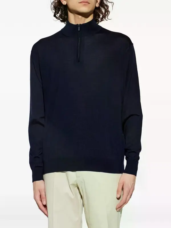 Paul & Shark Half-zip Sweater - Blue