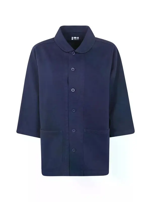 Labo.art Buttoned Collared Jacket - Blue