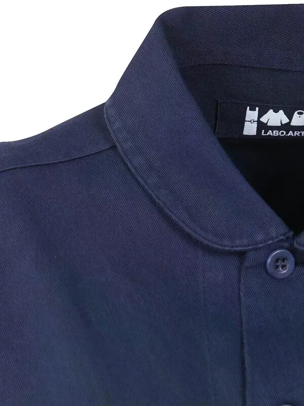 Labo.art Buttoned Collared Jacket - Blue