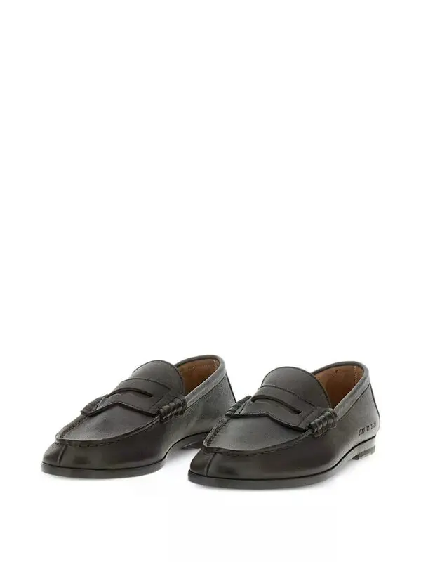 COMMON PROJECTS Single-strap Penny Loafers - Brown