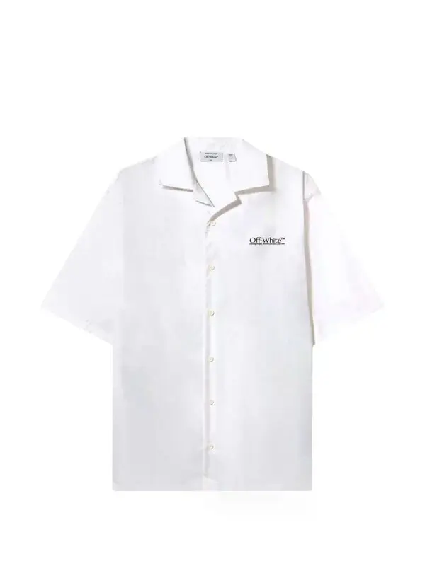 Off-White Circle Off Popl Bowl Cotton Shirt