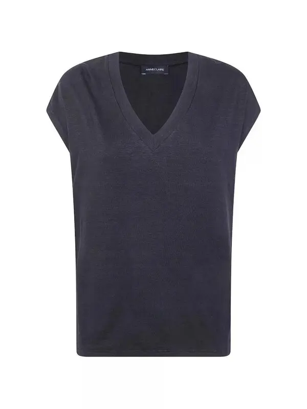 ANNE CLAIRE V-neck T-shirt