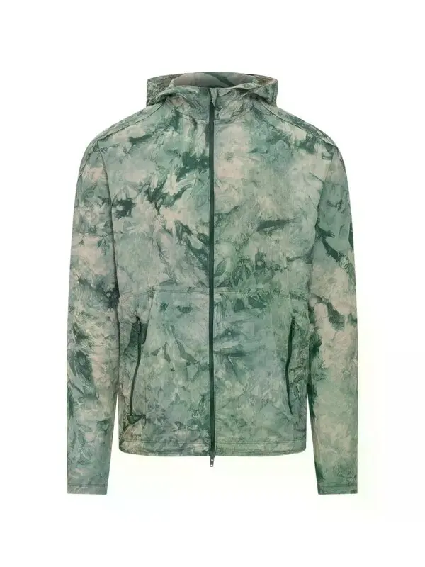 Y3 Printed Hooded Jacket - Green