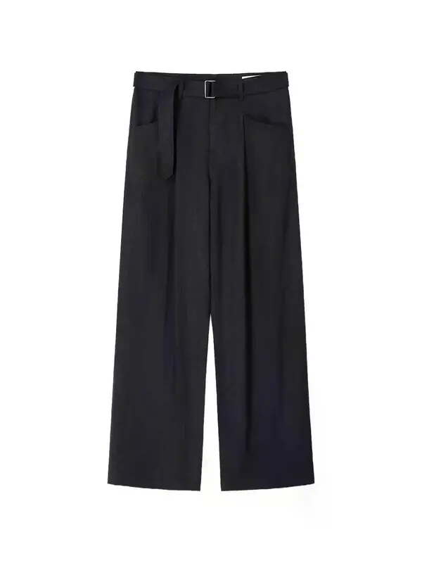TONYWACK Belted Wide Leg Trousers