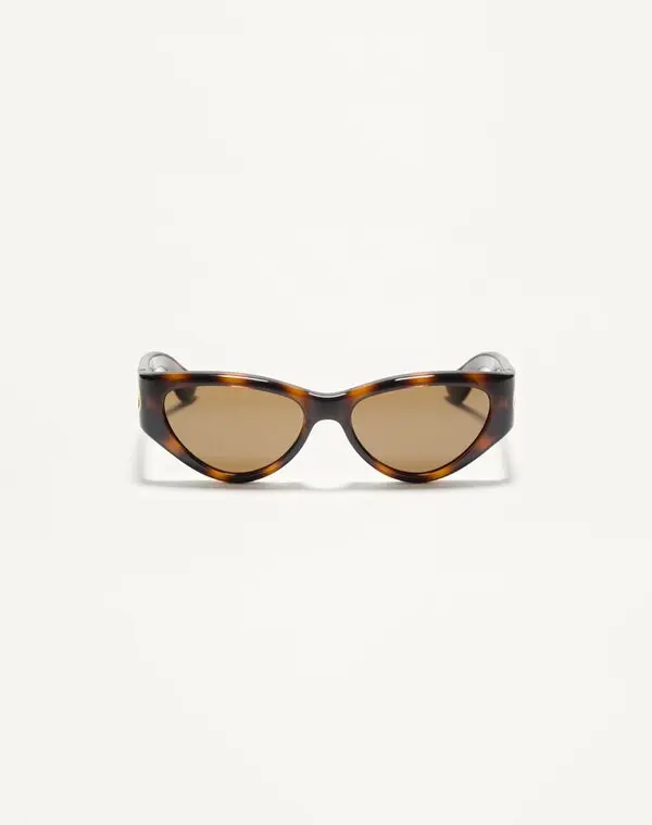 Valentino Garavani Cat-eye Sunglasses - Havana/brown