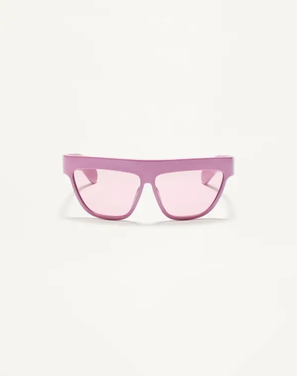 Valentino Garavani Geometric Cat Eye Sunglasses - Pink/pink