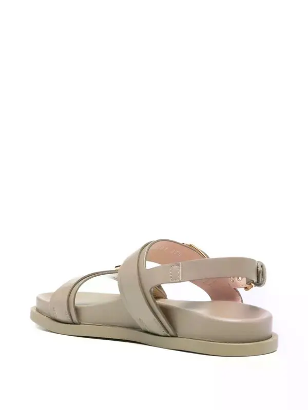 Agl Buckle Strap Platform Sandals - Green