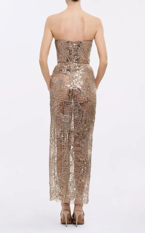 Elie Saab Silk Maxi Dress