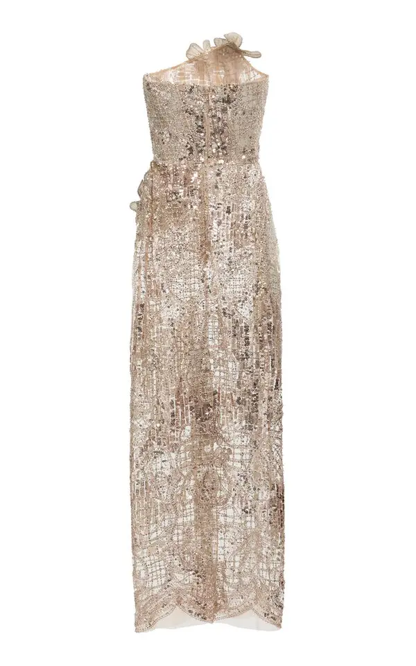 Elie Saab Silk Maxi Dress