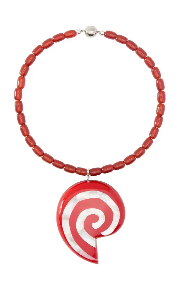 JULIETTA Exclusive Spirale Necklace - Red