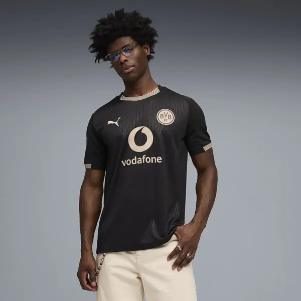 PUMA Borussia Dortmund Special Edition Soccer Jersey - Black